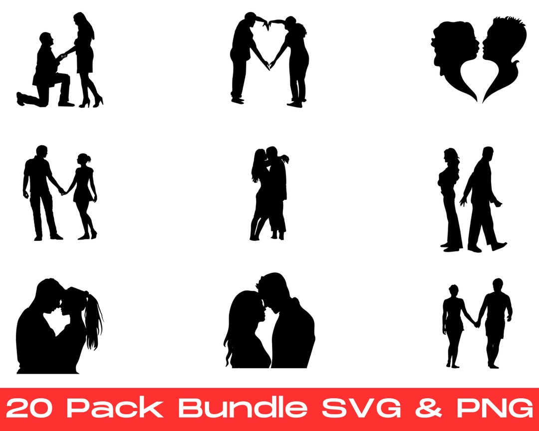 Couple SVG, Love PNG, Digital Printable - Etsy