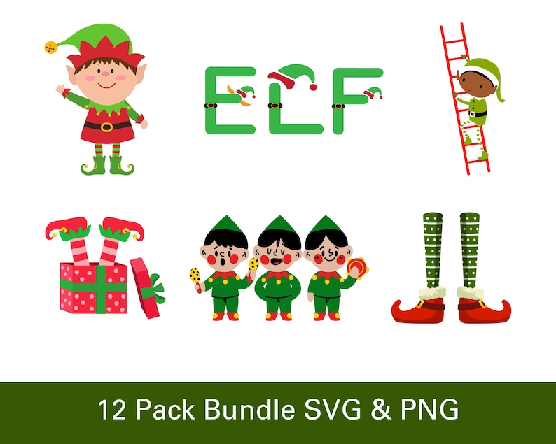 Elf PNG, Digital Product, Printable SVG - Etsy