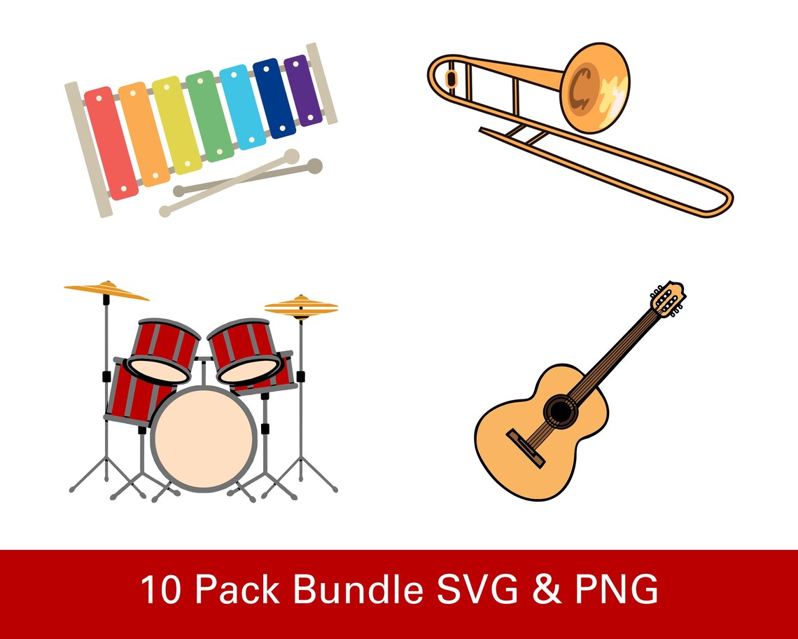 Instrument PNG, Instruments SVG, Printable - Etsy