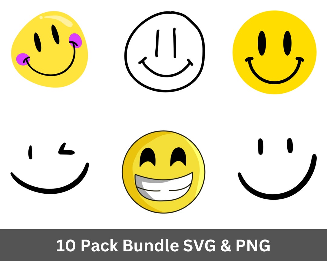 Smile SVG, Smile PNG, Digital Product - Etsy