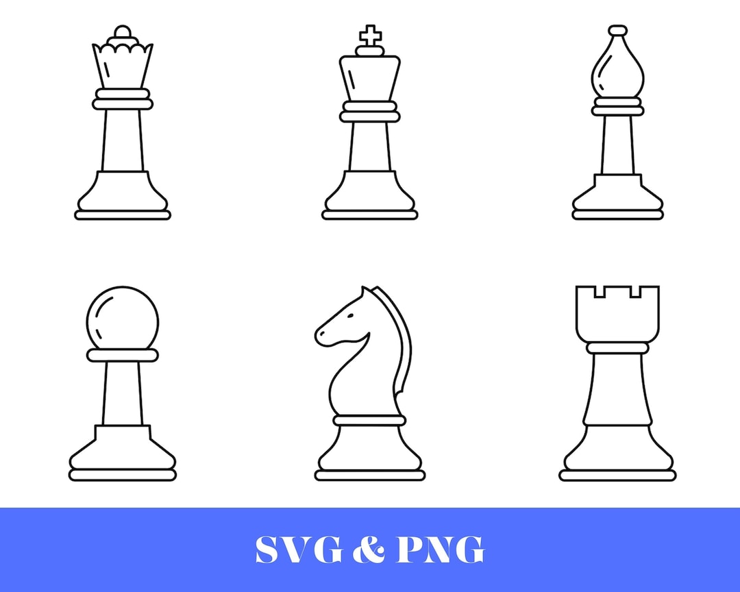 Chess SVG, Chess Pieces PNG, Instant Download - Etsy