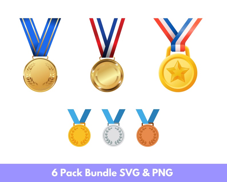 Medal SVG, Medals PNG, Digital Product - Etsy