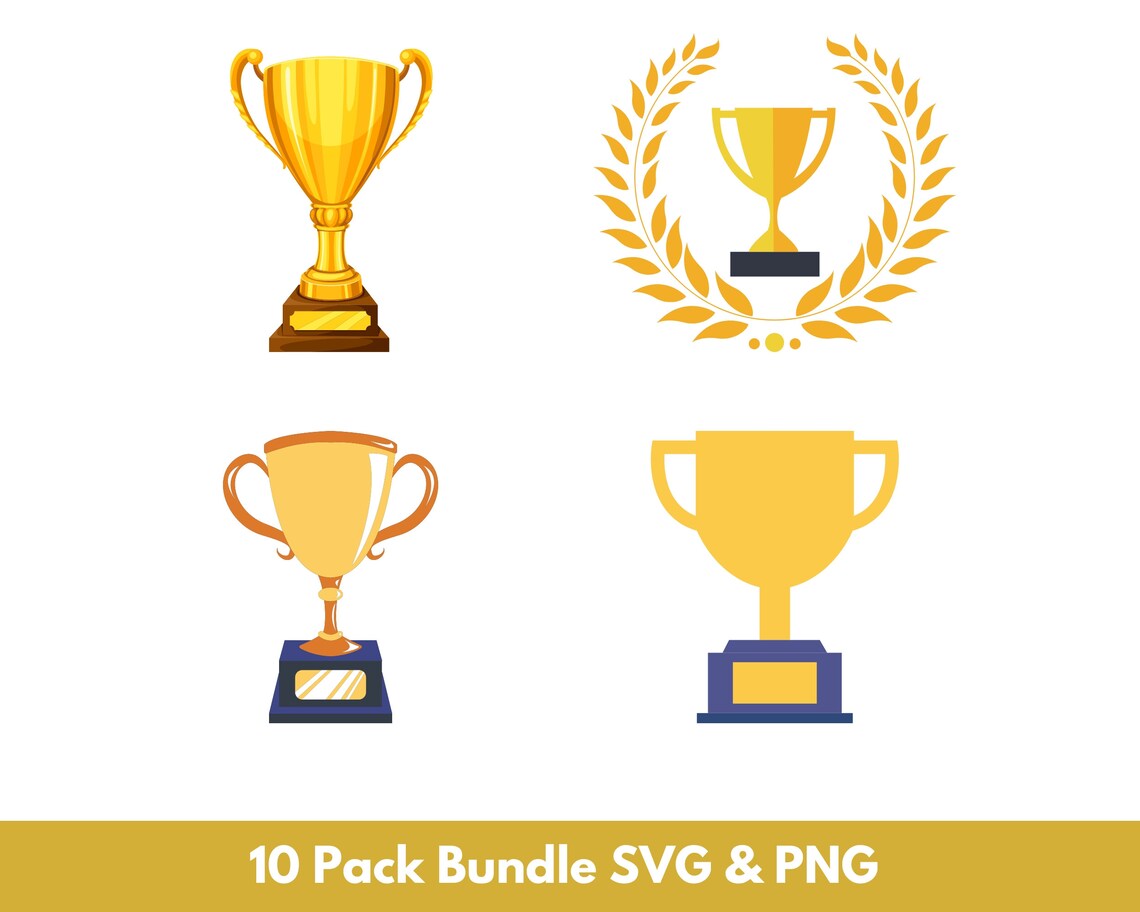Trophy SVG, Award PNG, Printable - Etsy Canada