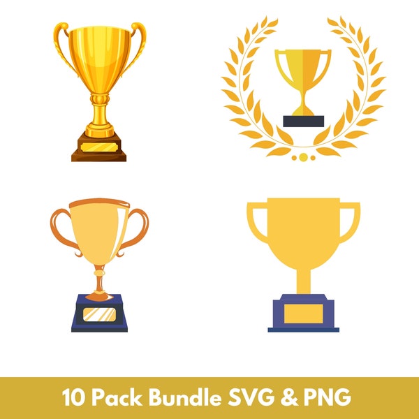 Trophy Svg - Etsy
