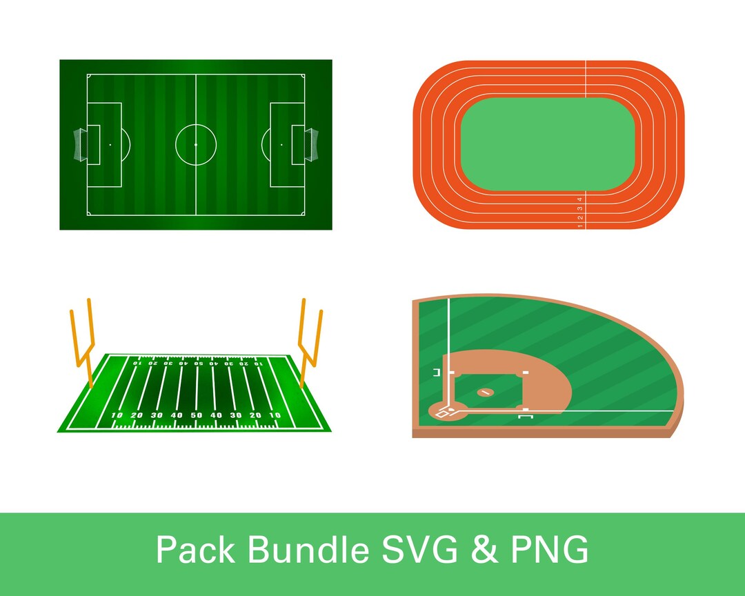 Sports Field SVG, Fields PNG, Digital Products - Etsy