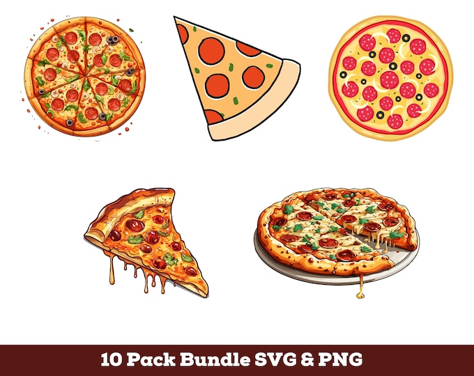 Pizza Svg - Etsy UK