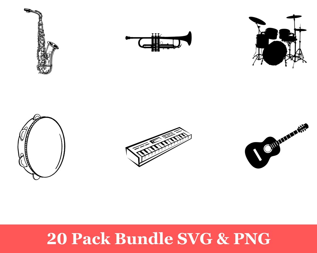 Instruments SVG, Instant Download, Print PNG - Etsy
