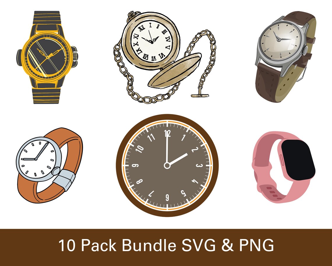 Watch PNG, Watches SVG, Printable - Etsy