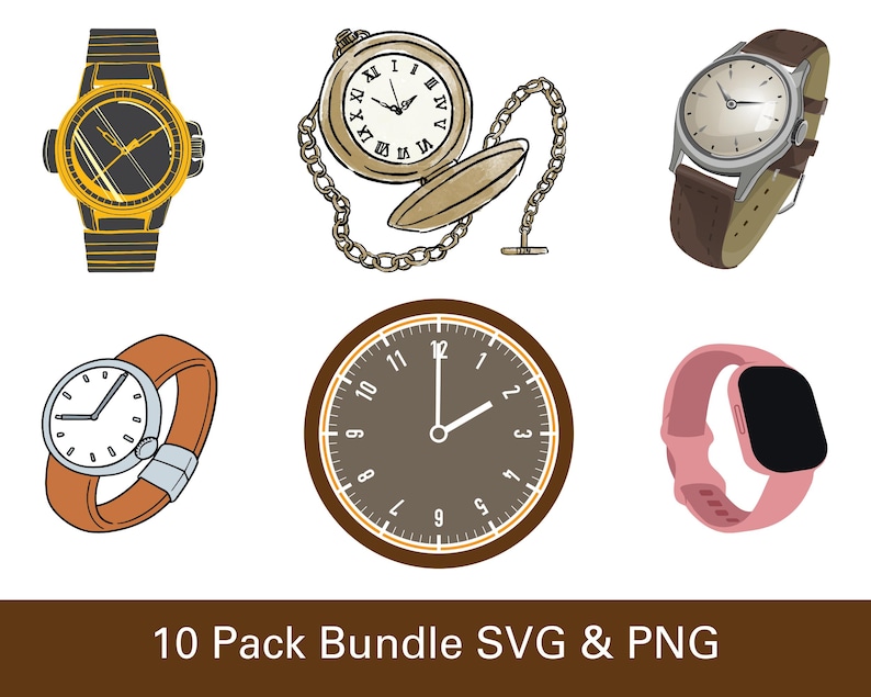 Watch PNG, Watches SVG, Printable - Etsy