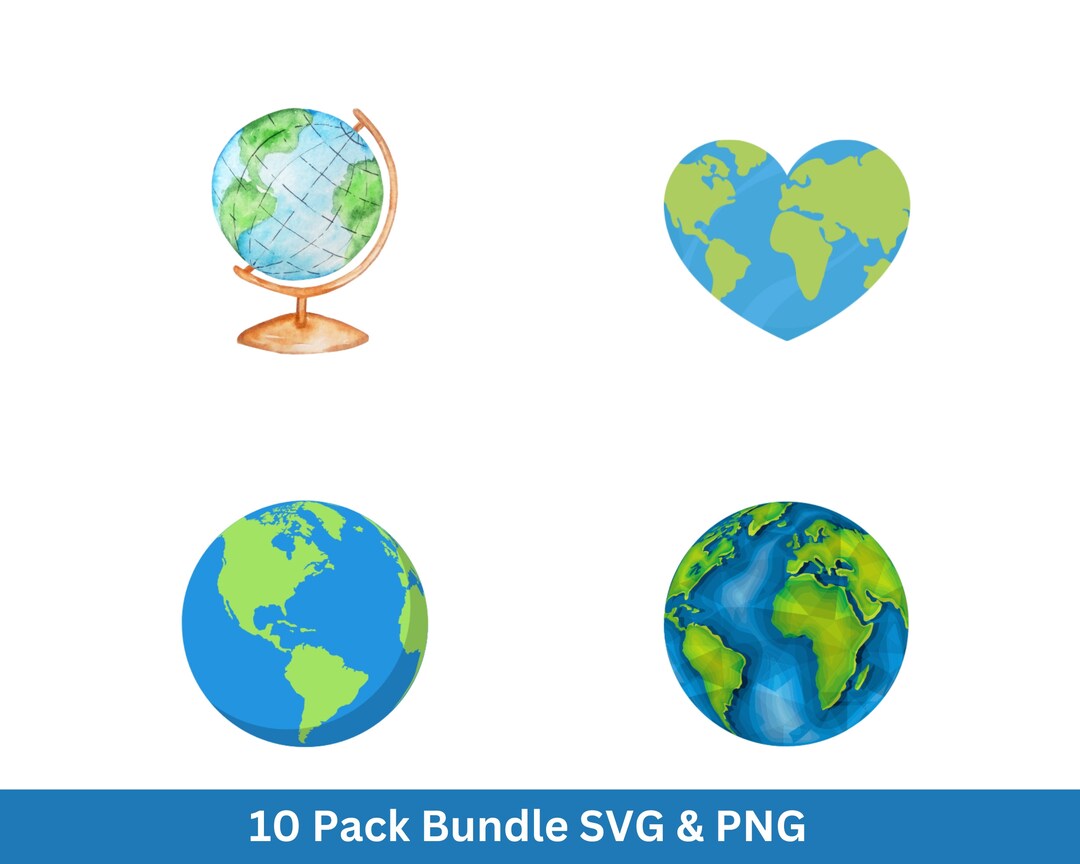 Globe SVG, Globe PNG, Instant Download - Etsy