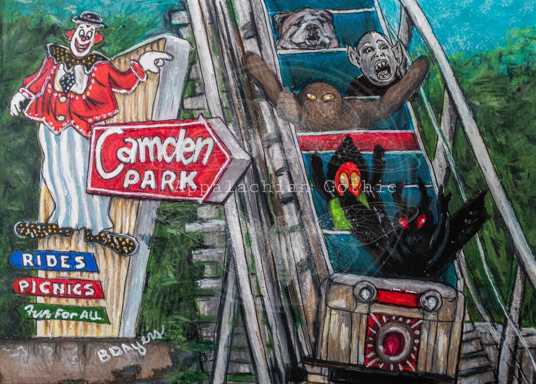 Cryptids Go to Camden Park - Etsy