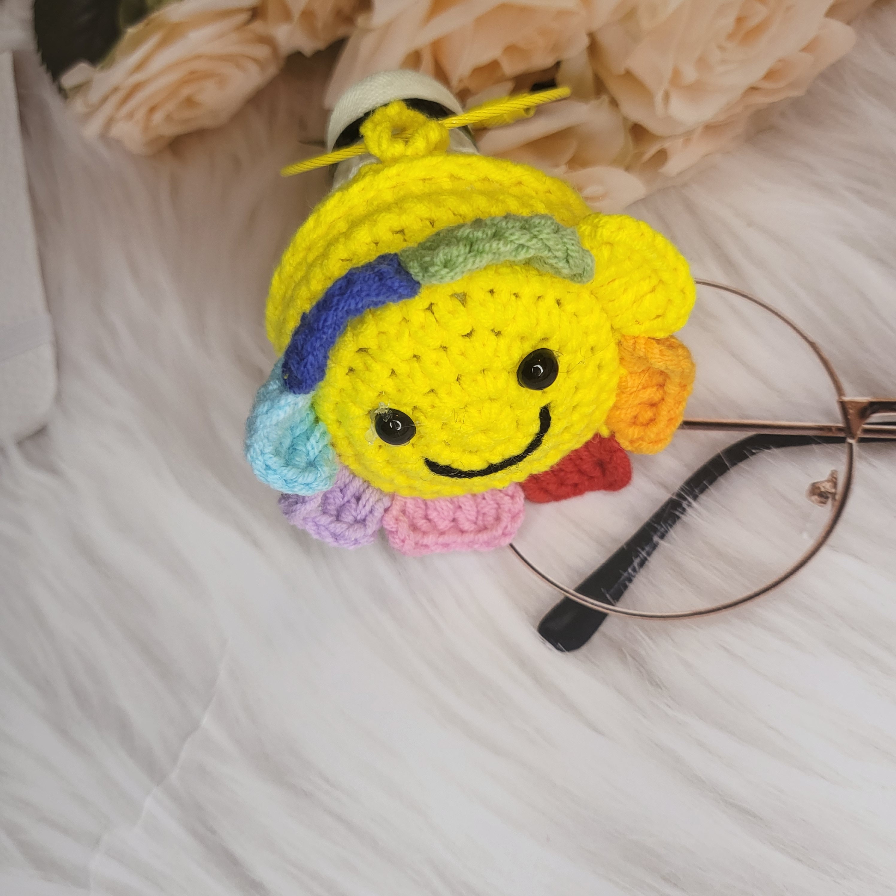 Badminton Shuttlecock/birdie Crochet Ornament, Bag Hanging/car Mirror ...