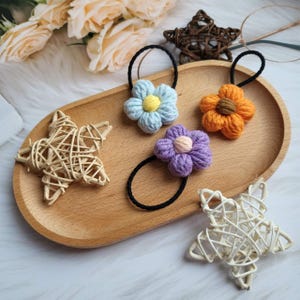 Pattern ONLY! - Handmade Crochet Hair Rope, Flower Hair Rope, Hair ...