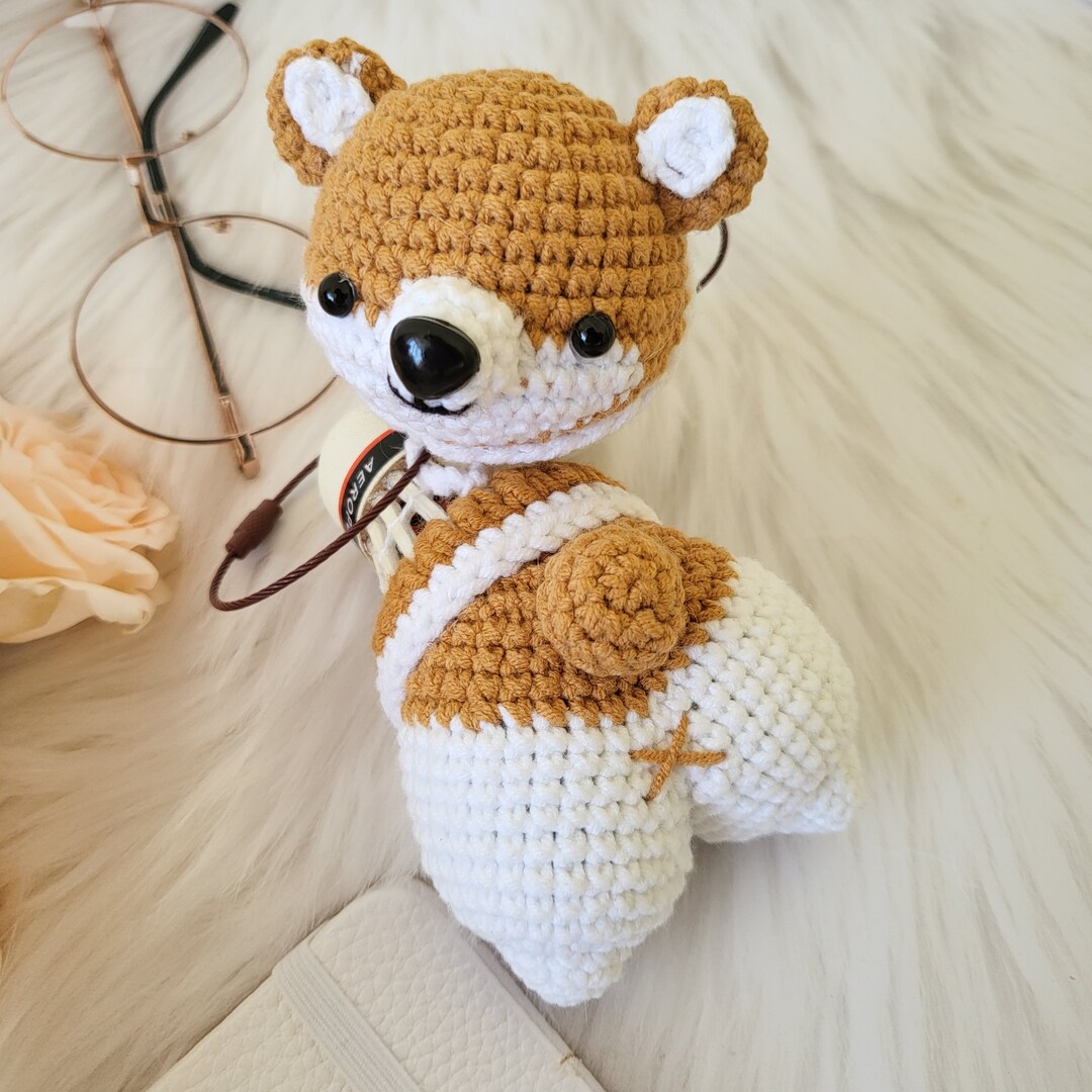 Corgi Head/butt Keychain, Badminton Shuttlecock/birdie Crochet Ornament ...