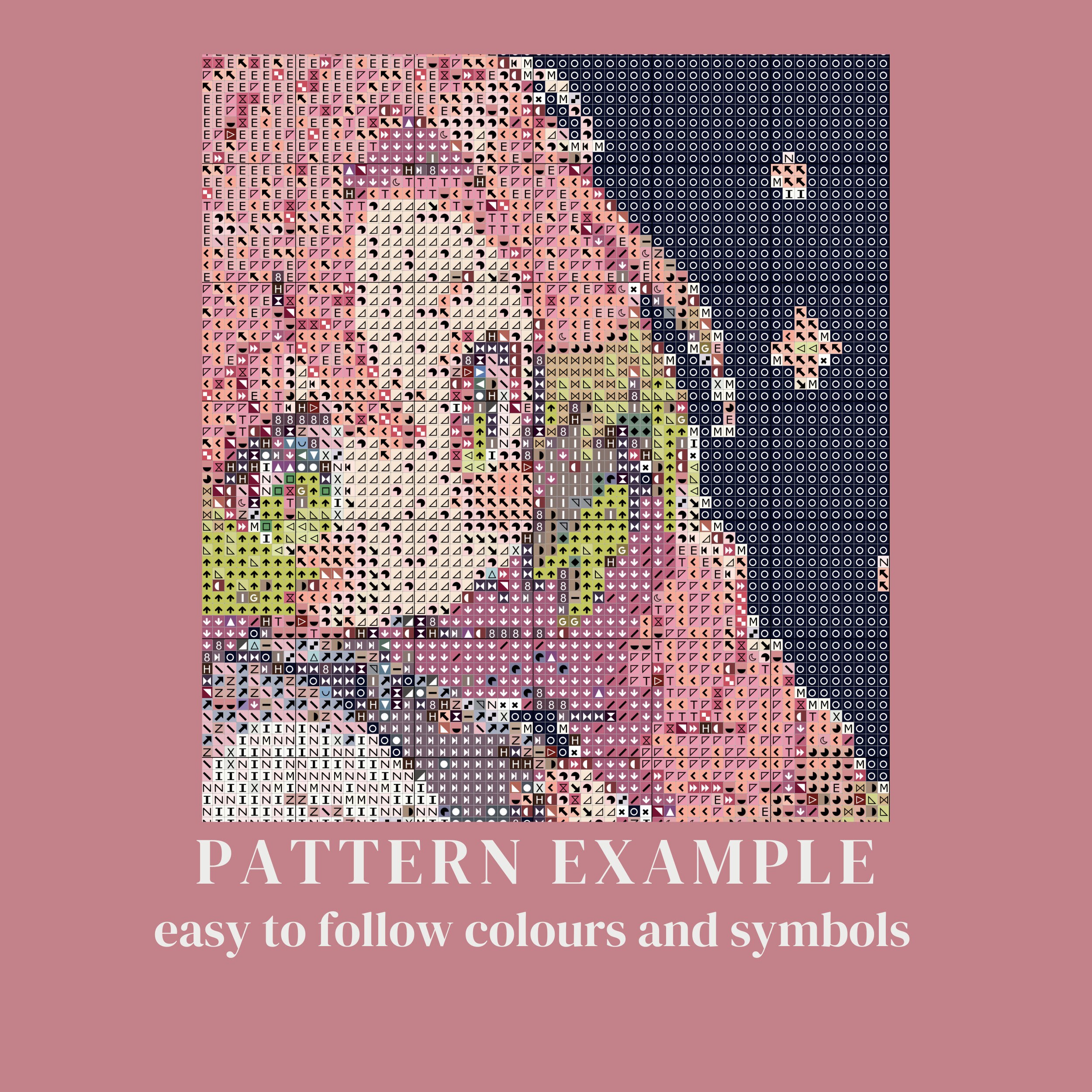 Demon Fighter Cross Stitch Pattern Chibi Anime Cross Stitch - Etsy