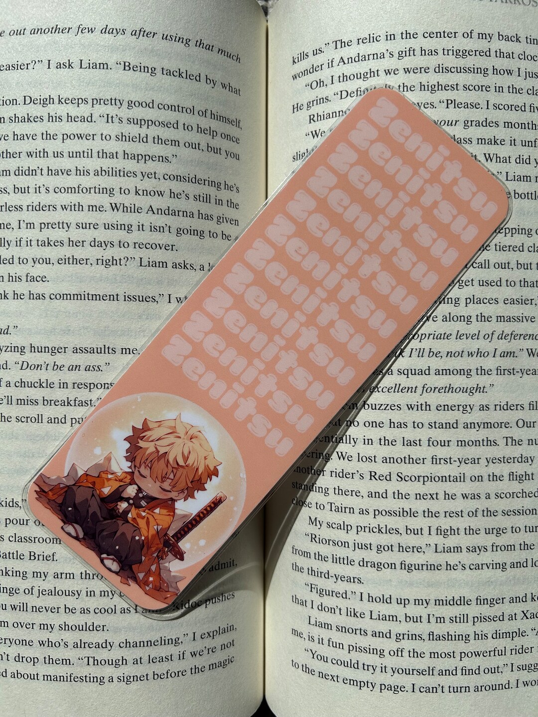 Demon Fighter Retro Bookmark - Chibi Anime Character Bookmark | Anime ...