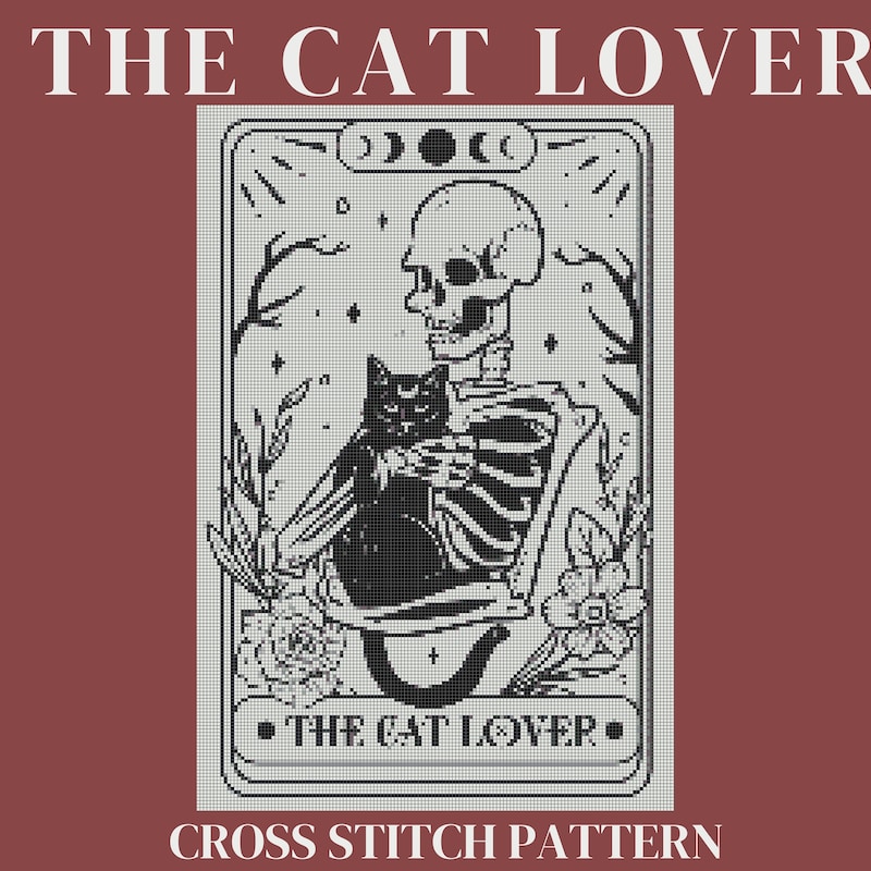 Cat Cross Stitch Tarot - Etsy