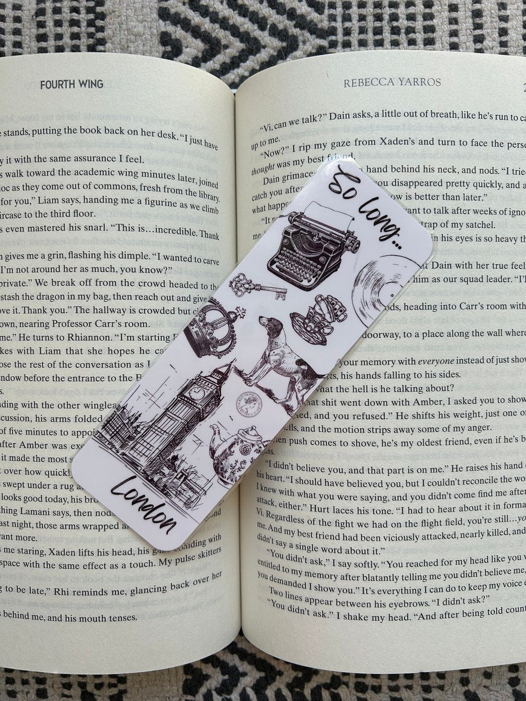 So Long Bookmark - Tortured Poet Bookmark | London Inspired | TTPD ...