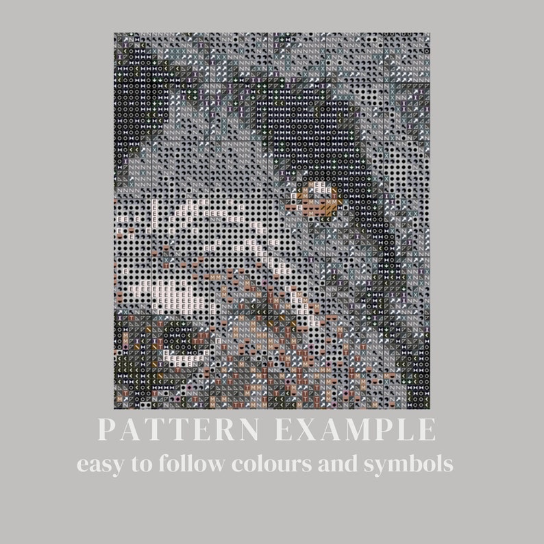 Black Doodle Cross Stitch Digital Pattern PDF Download - Labradoodle ...