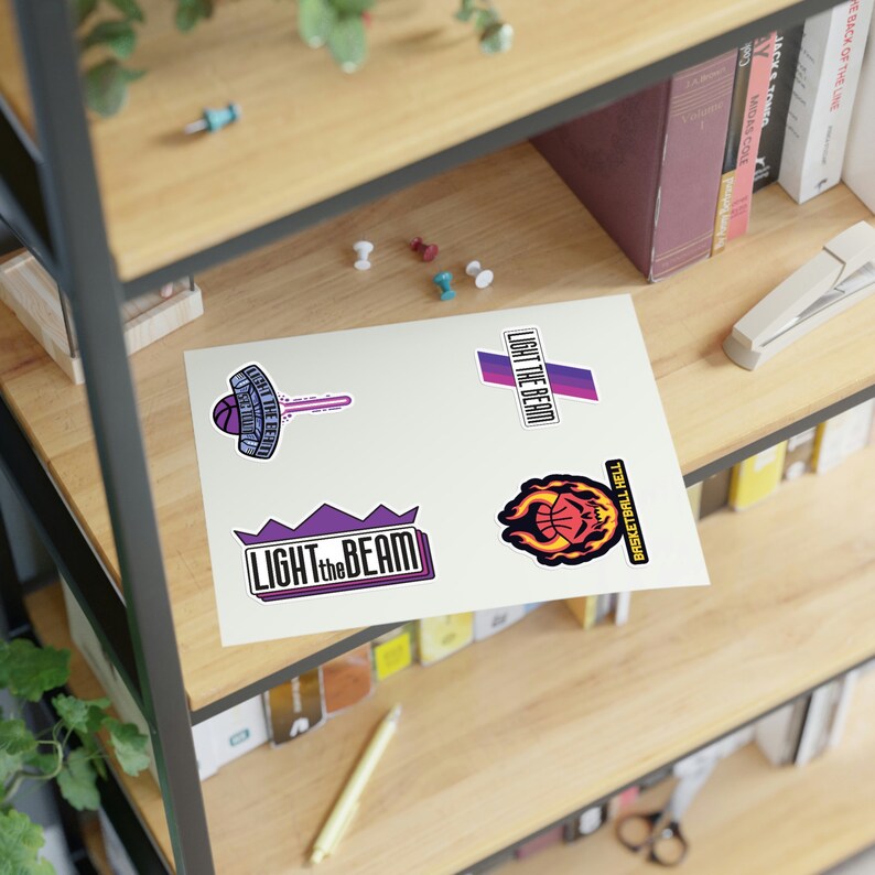 Sacramento Basketball Sticker Pack - Etsy