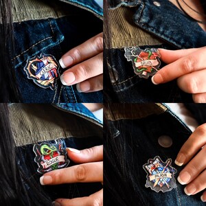 Dnd Class Pin - Acrylic | 14 Classes | Perfect Gift for Party Members ...