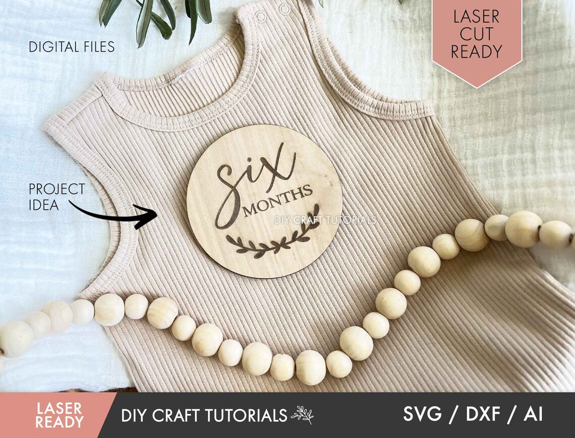 Baby Milestone SVG Wooden Milestone Discs Milestone Discs - Etsy