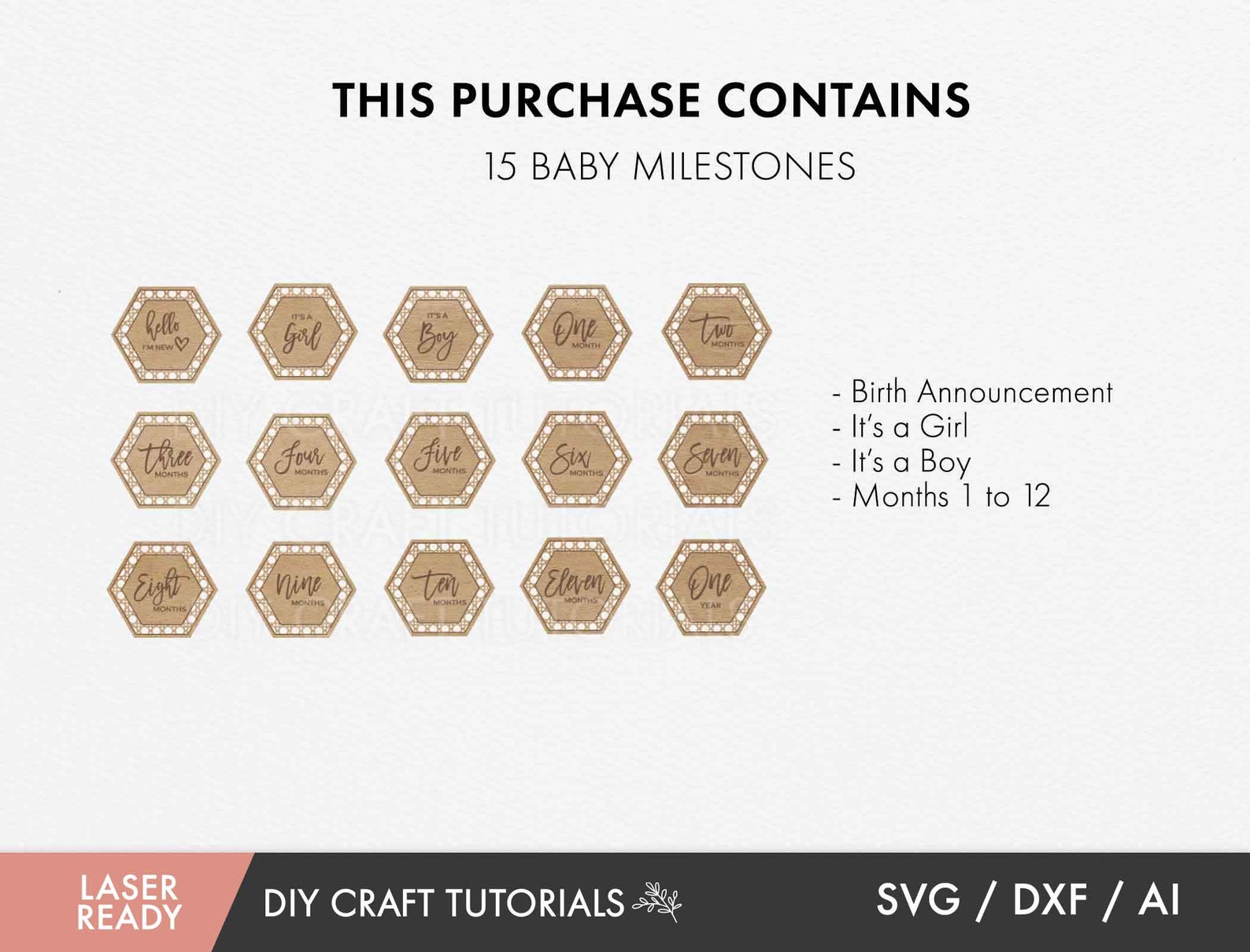 Baby Milestone SVG Milestone Discs Svg Rattan Milestone Svg - Etsy