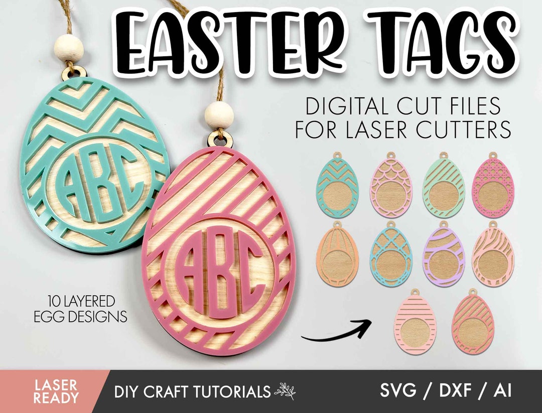Monogram Easter SVG, Easter Egg Svg, Easter Bucket Svg, Easter Basket ...