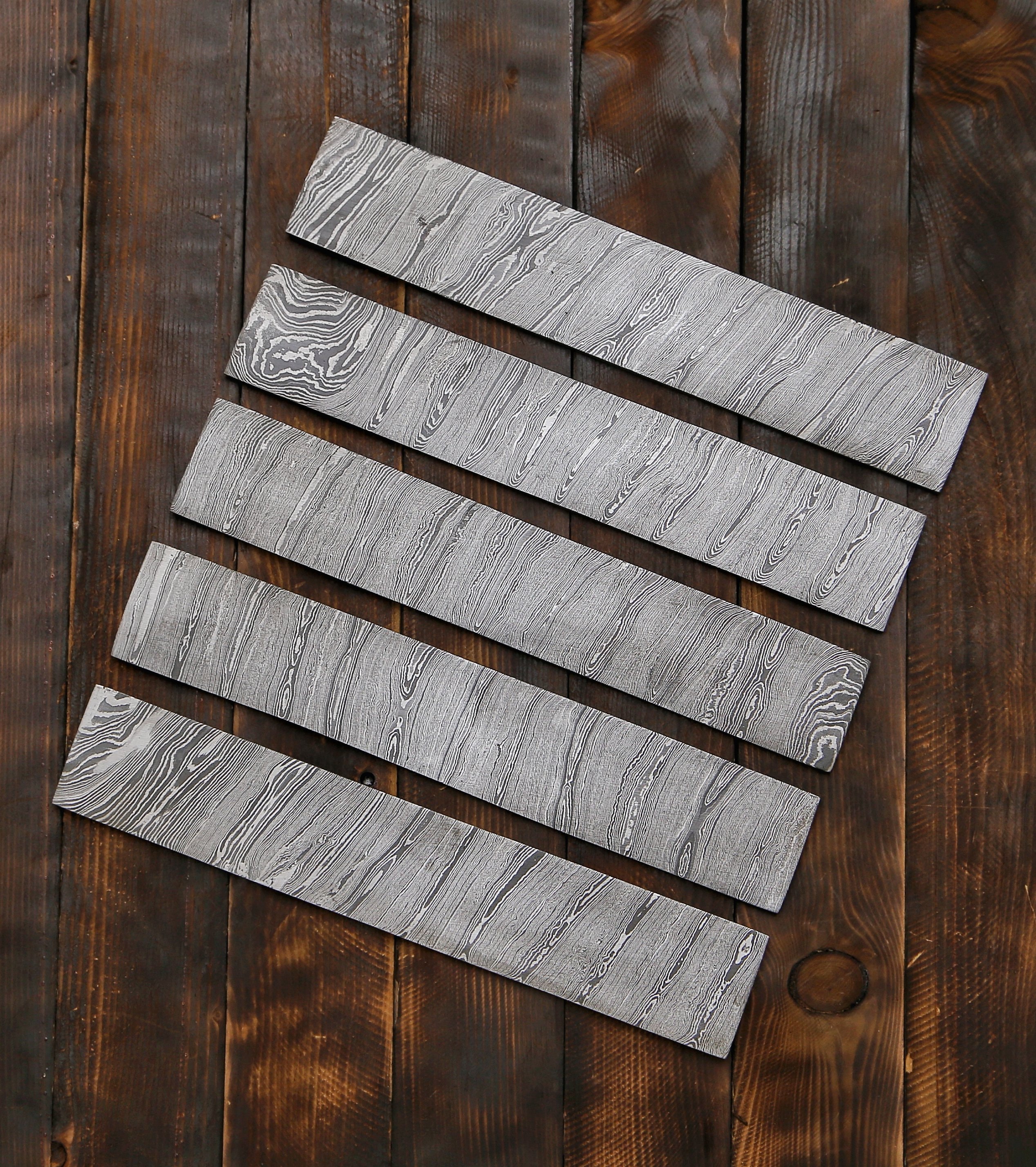 Damascus Billet 10 Inch Long Damascus Billet Blank Knife Making ...