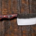 Custom Made Meat Cleaver Hand Forged High Carbon Steel Kitchen Knife ...