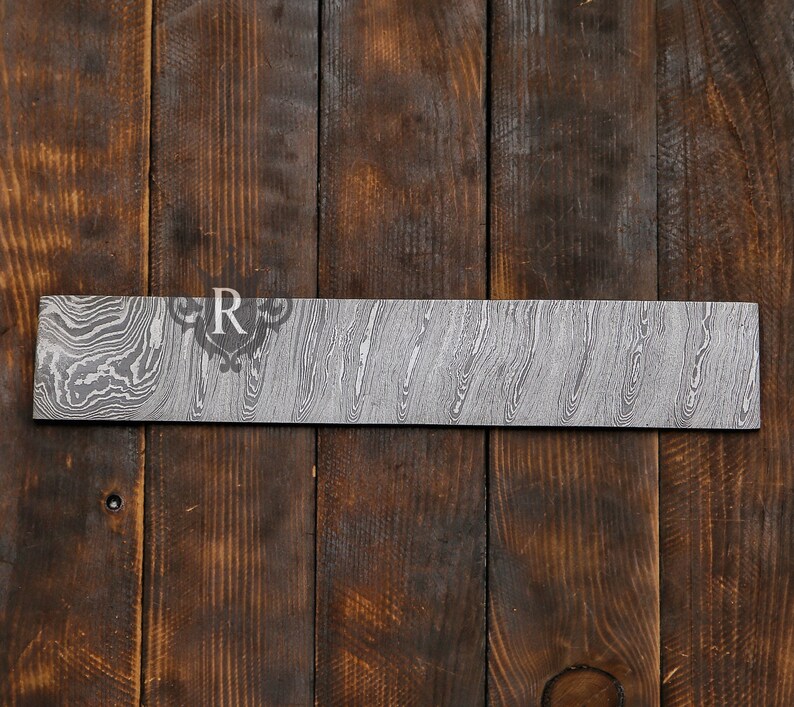 Damascus Billet 10 Inch Long Damascus Billet Blank Knife Making ...