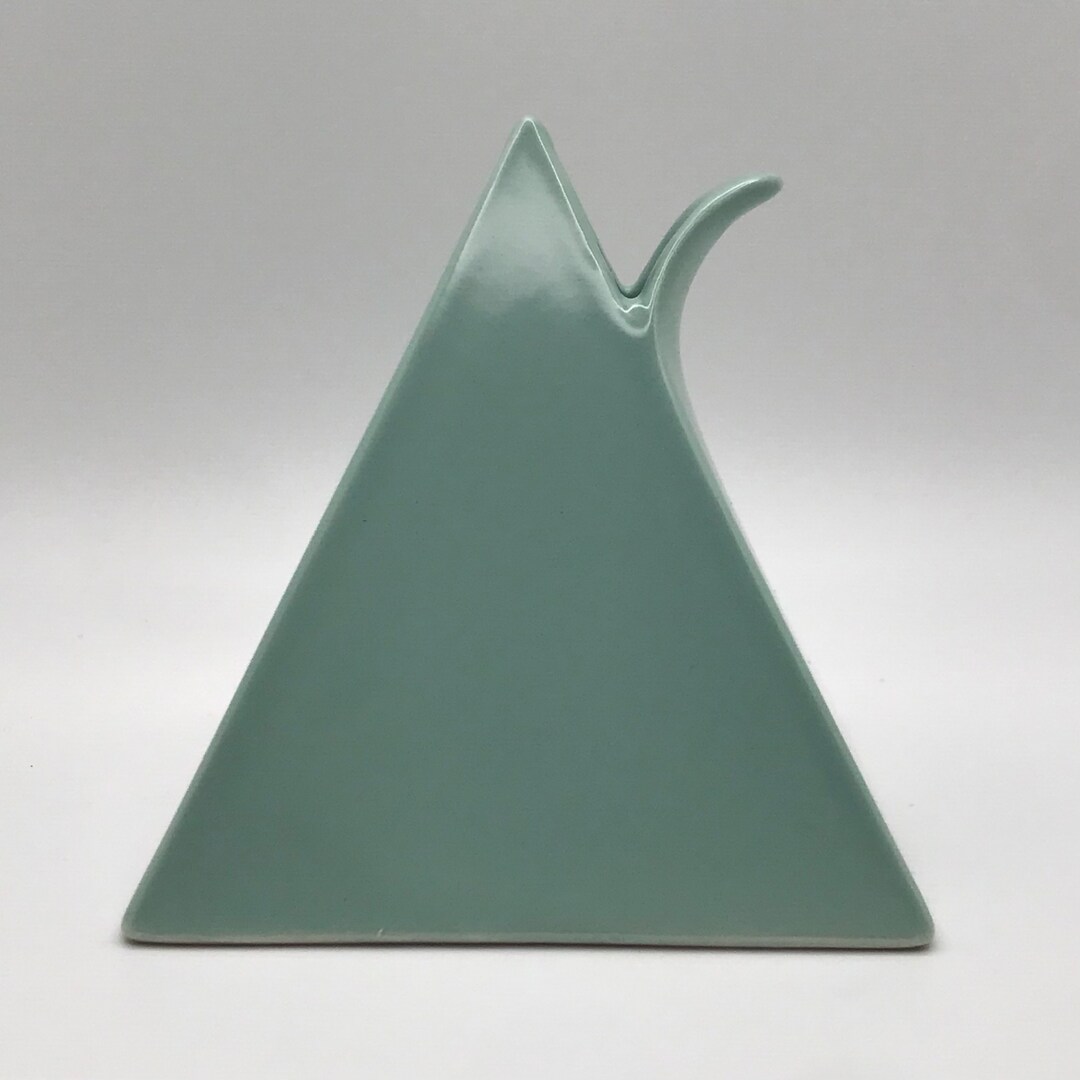 Avant-garde 1980s Pyramid Vase Designed by Ceramicist Helena Uglow for ...
