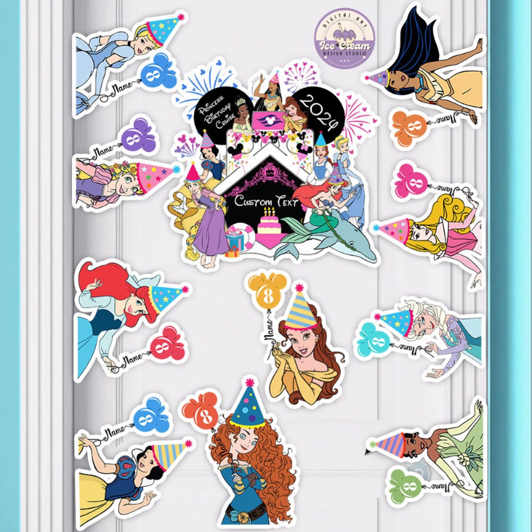 Personalized All Disney Characters Disney Princess Birthday Cruise ...