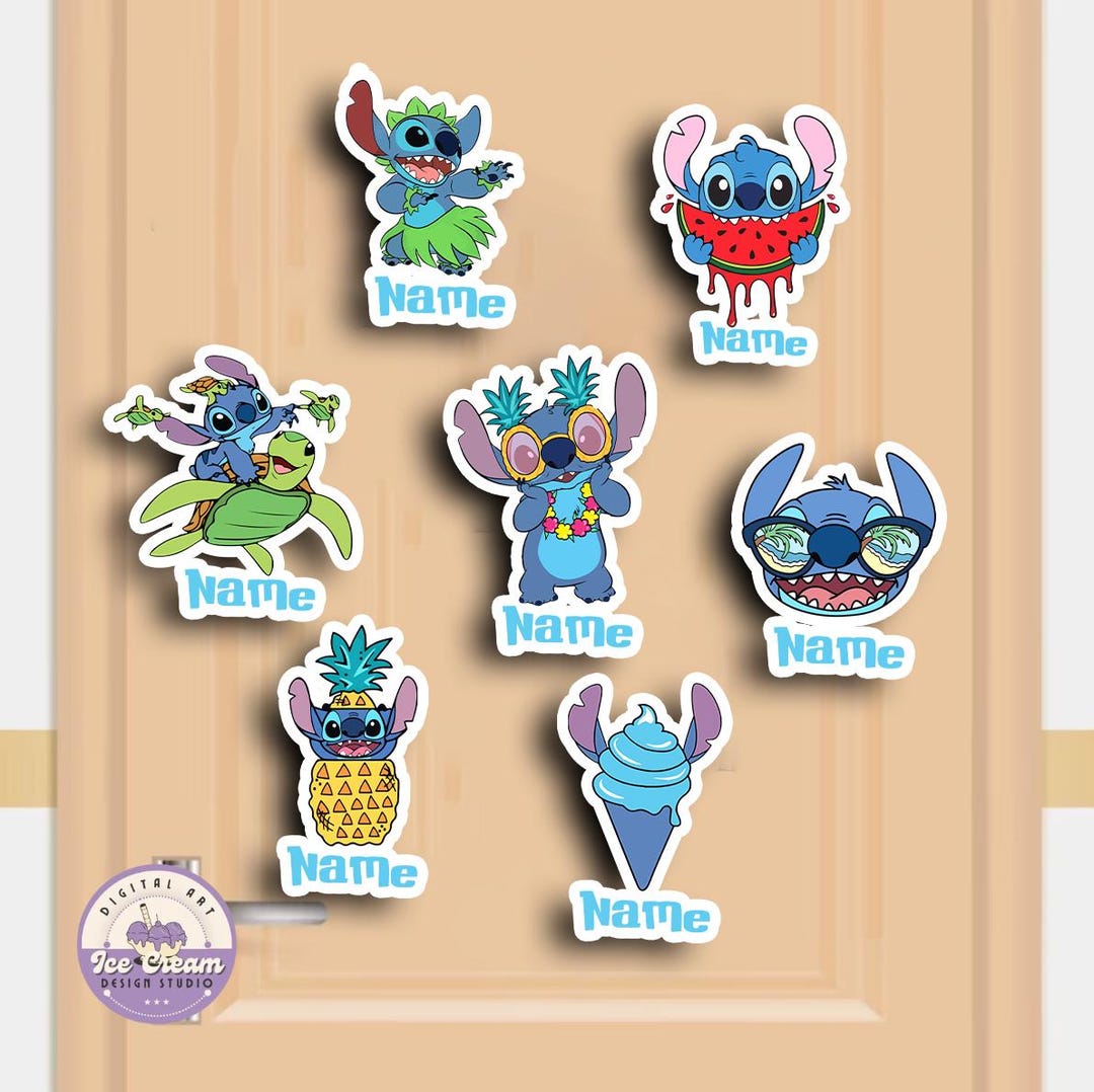 Personalized Disney Stitch Cruise Door Magnet, Disney Family Cruise ...