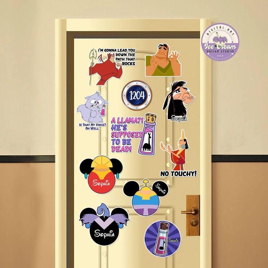 Personalized the Emperor’s New Groove Characters Disney Cruise Magnet ...