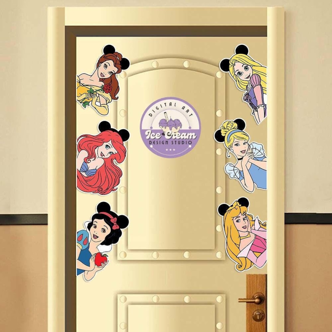 Mickey Ears Disney Princess Cruise Door Magnet, Disney Girl Trip ...