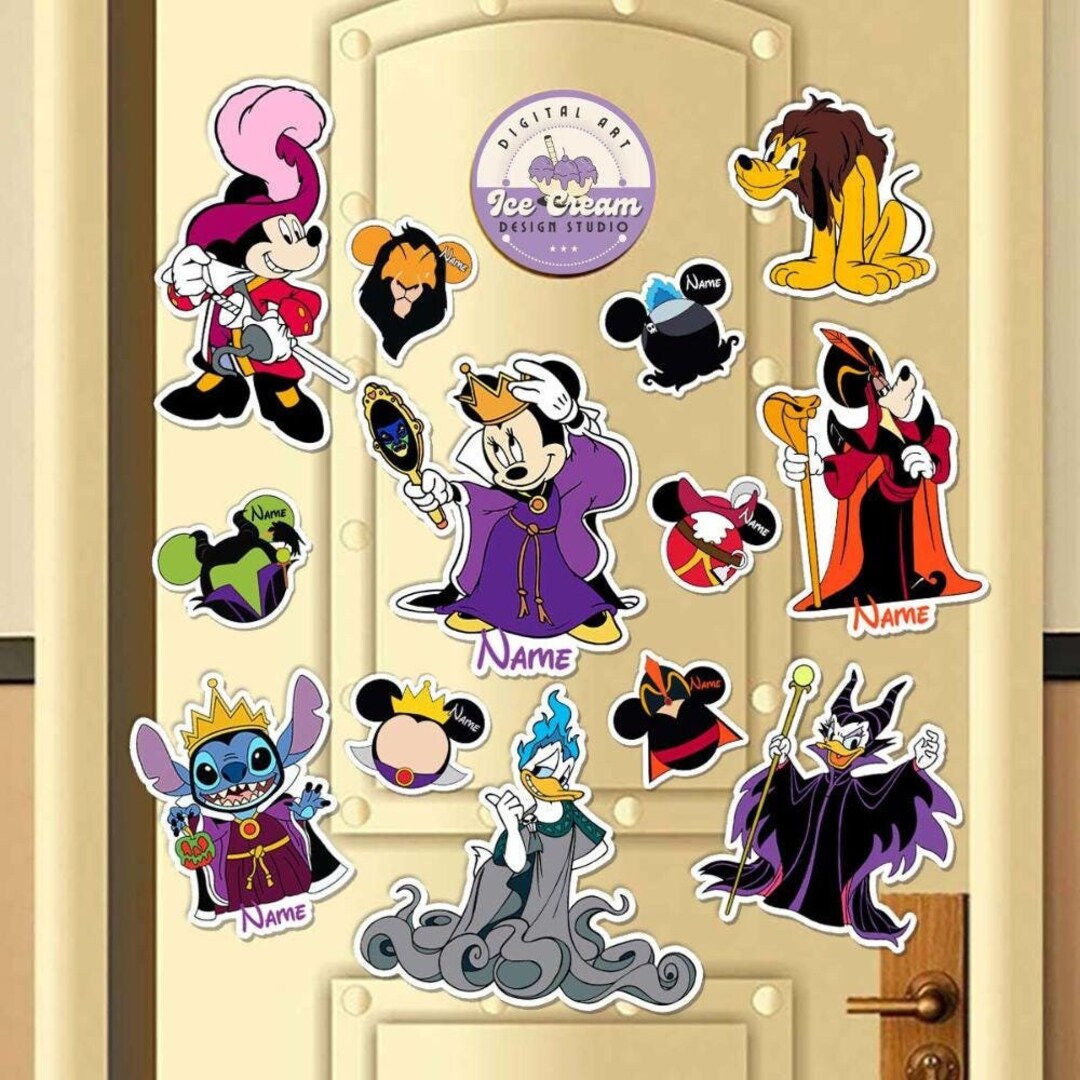 Personalized Mickey & Friends Stitch Cosplay Villains Disney Cruise ...