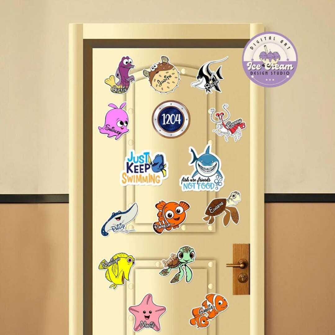 Personalized Disney Finding Nemo Cruise Magnet, Finding Dory Marlin ...