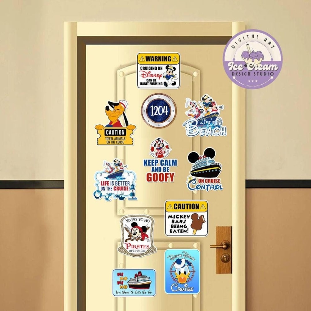 Personalized Mickey and Friends Sign Disney Cruise Magnet, Disney ...