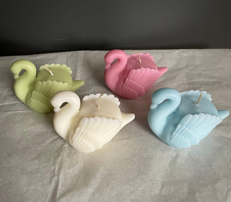 Swan Candle - Etsy