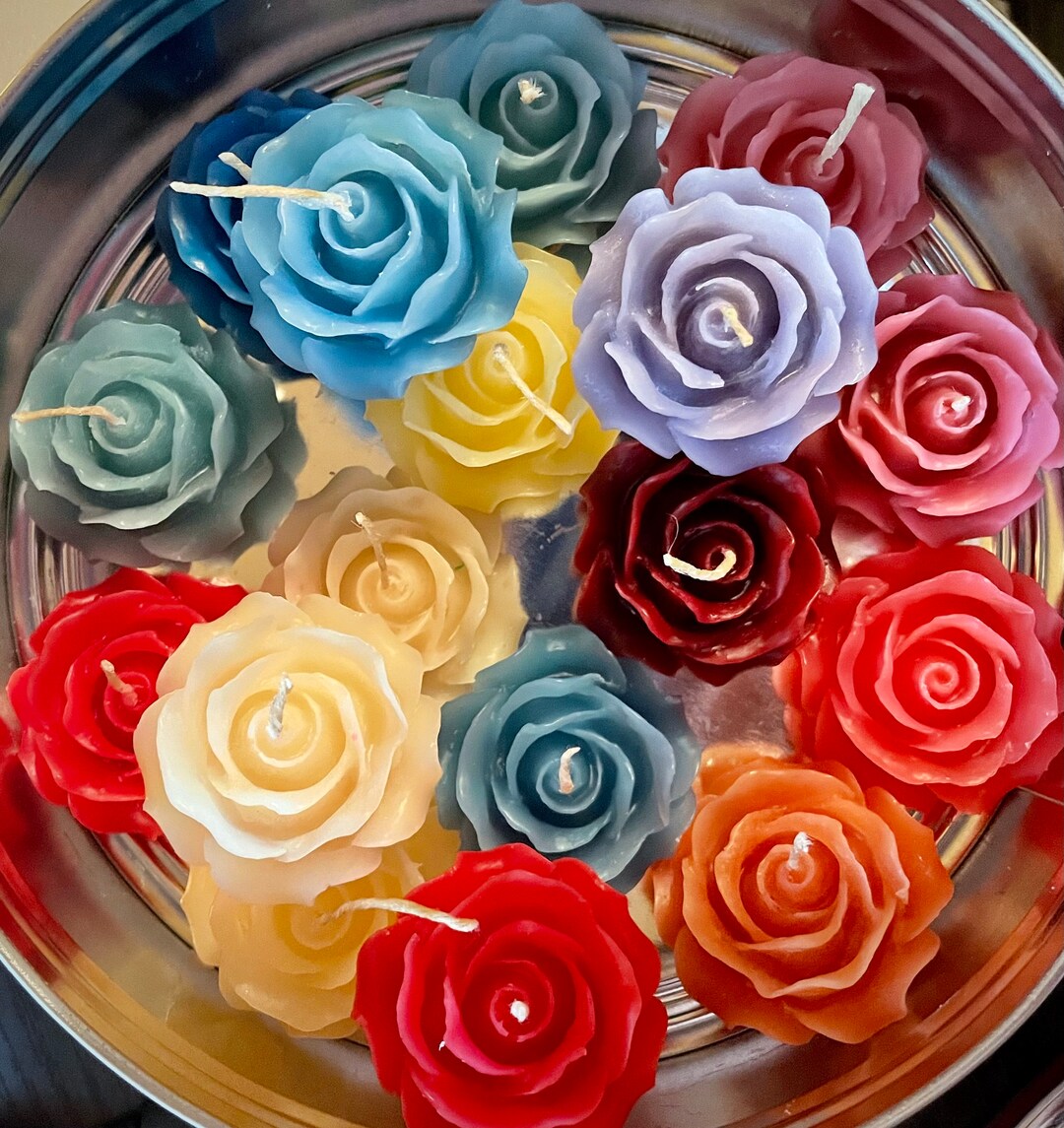 Mini Roses Candle 6-pack/12-pack - Etsy
