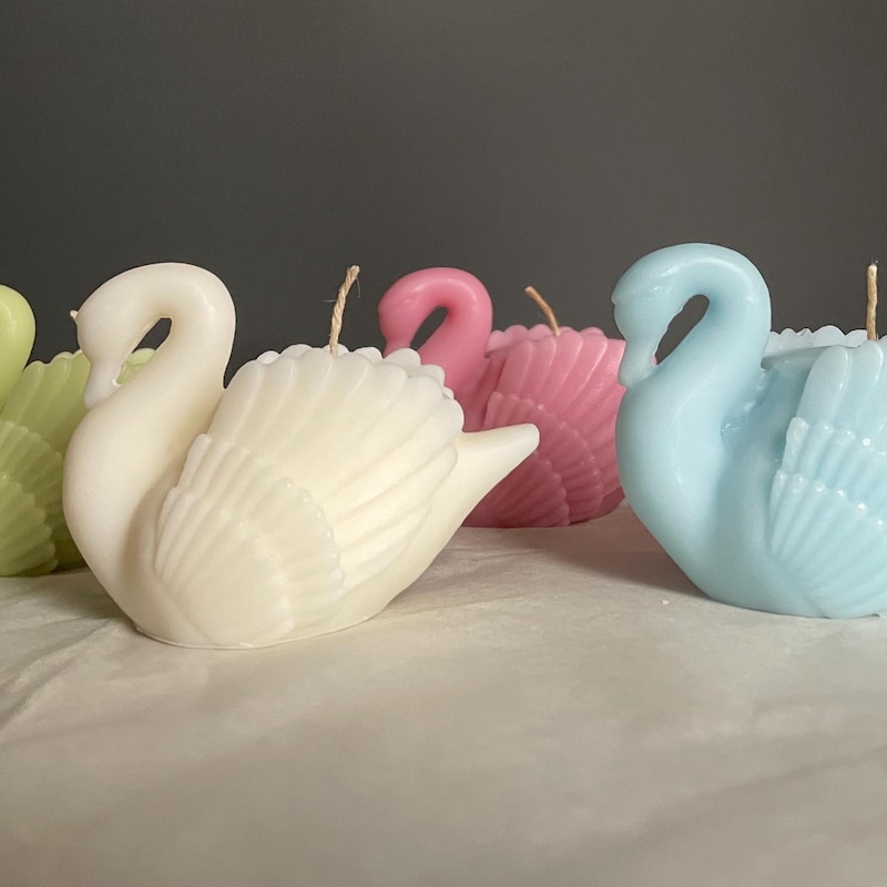 Swan Candle - Etsy