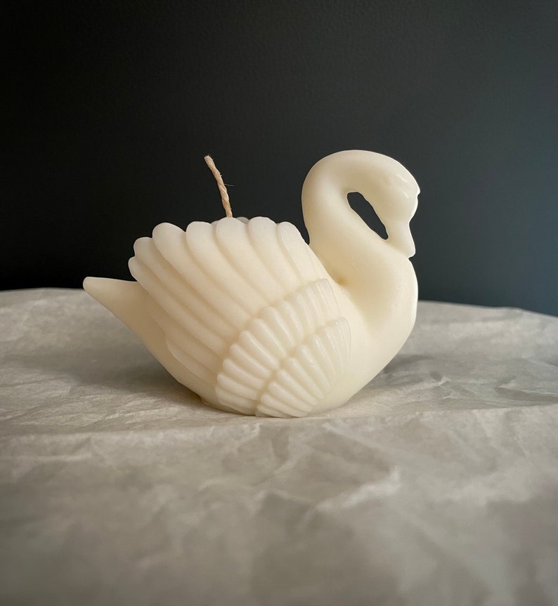 Swan Candle - Etsy