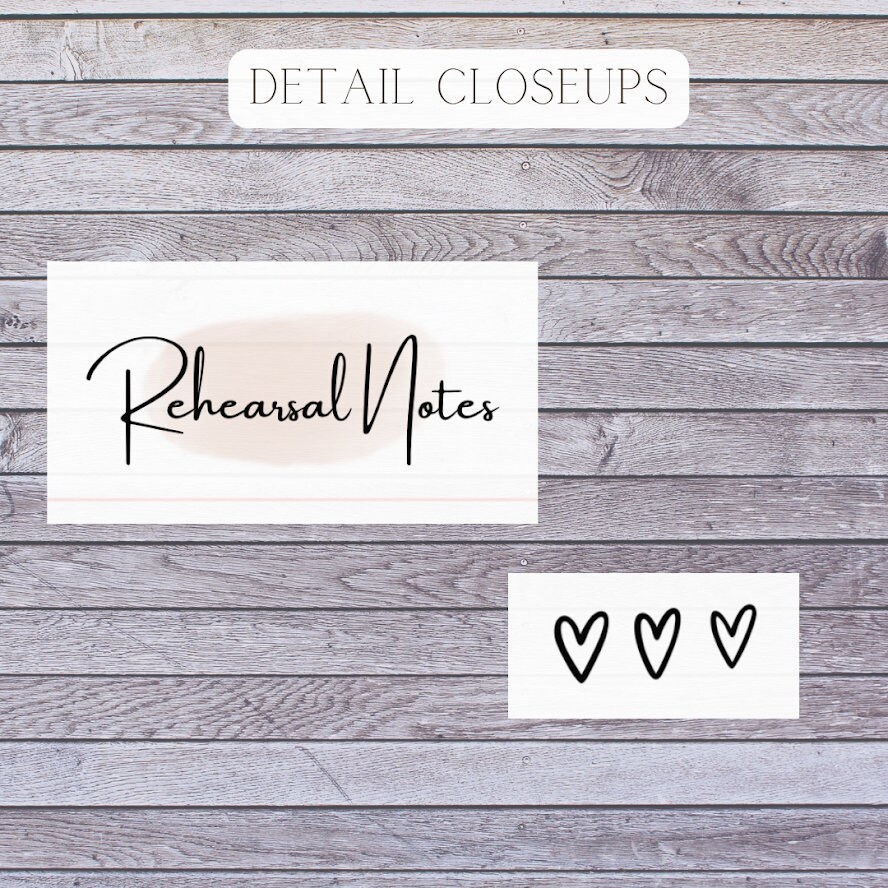 Printable Actors Rehearsal Notepad/notebook Stationary Lined - Etsy