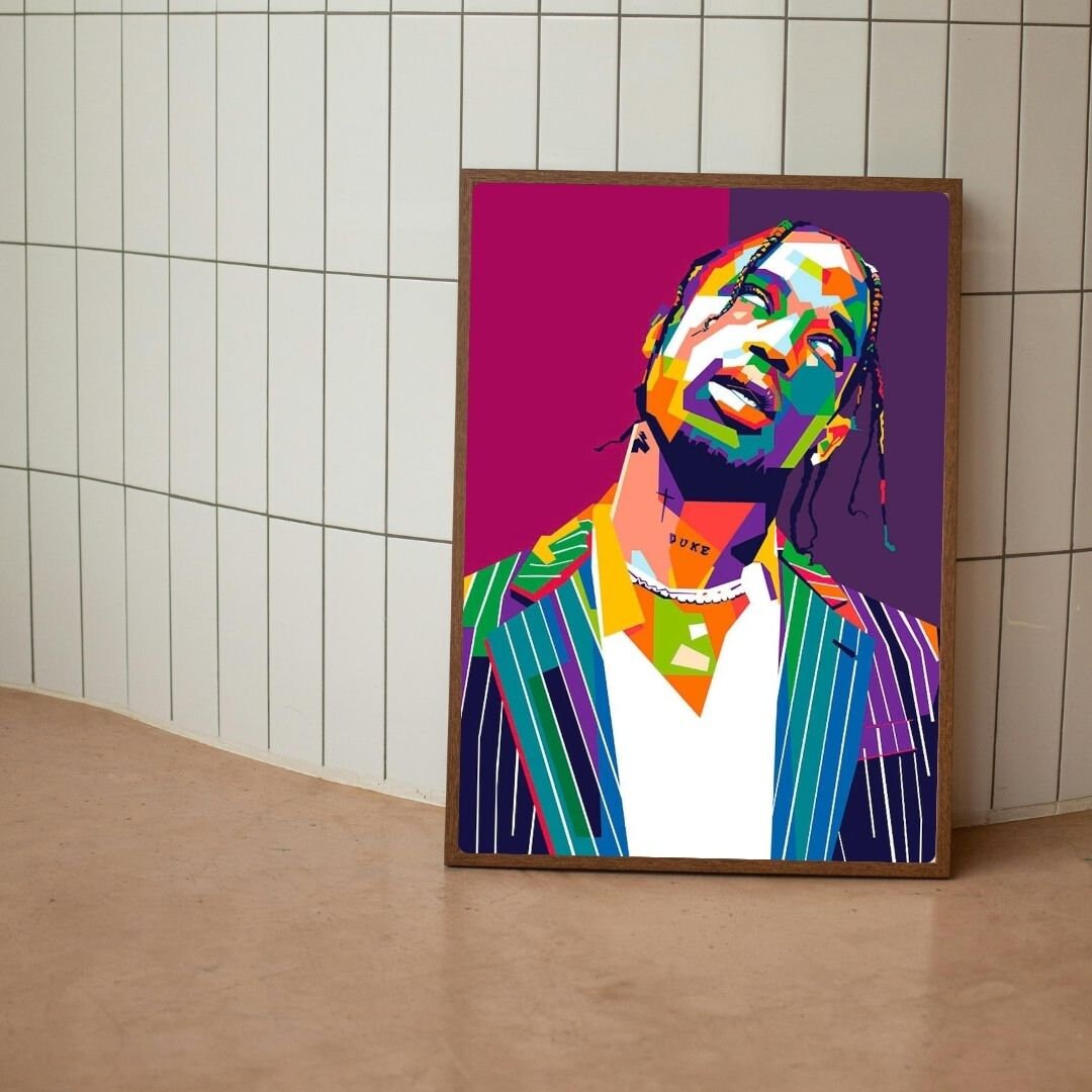 Travis Scott Utopia Poster, Poster Utopia, Travis Scott Cactus Jack ...