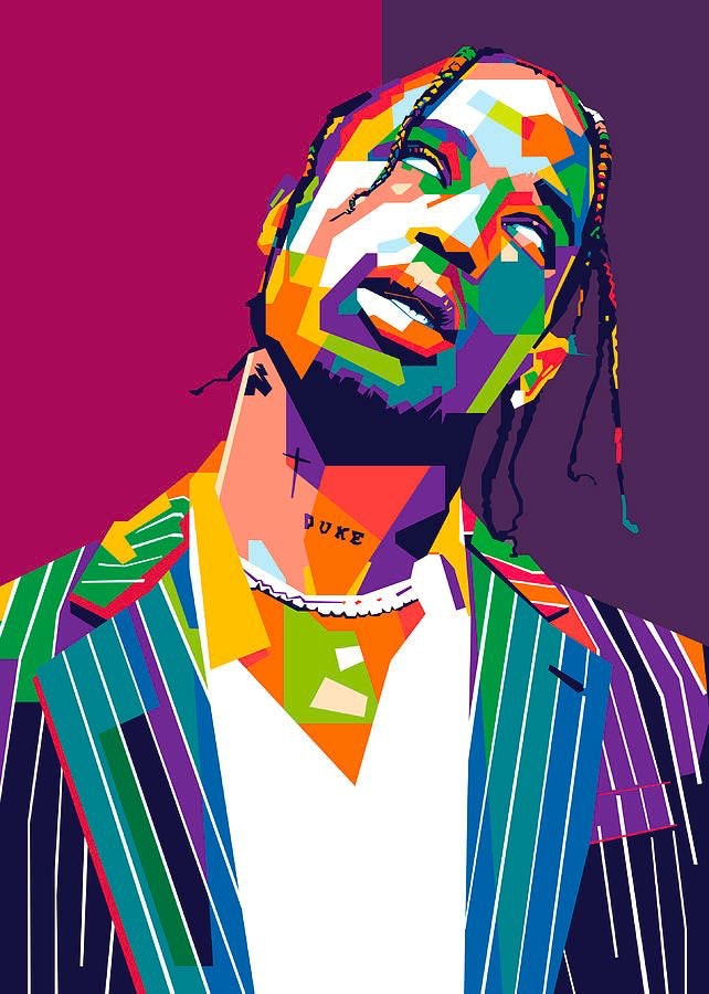 Travis Scott Utopia Poster, Poster Utopia, Travis Scott Cactus Jack ...