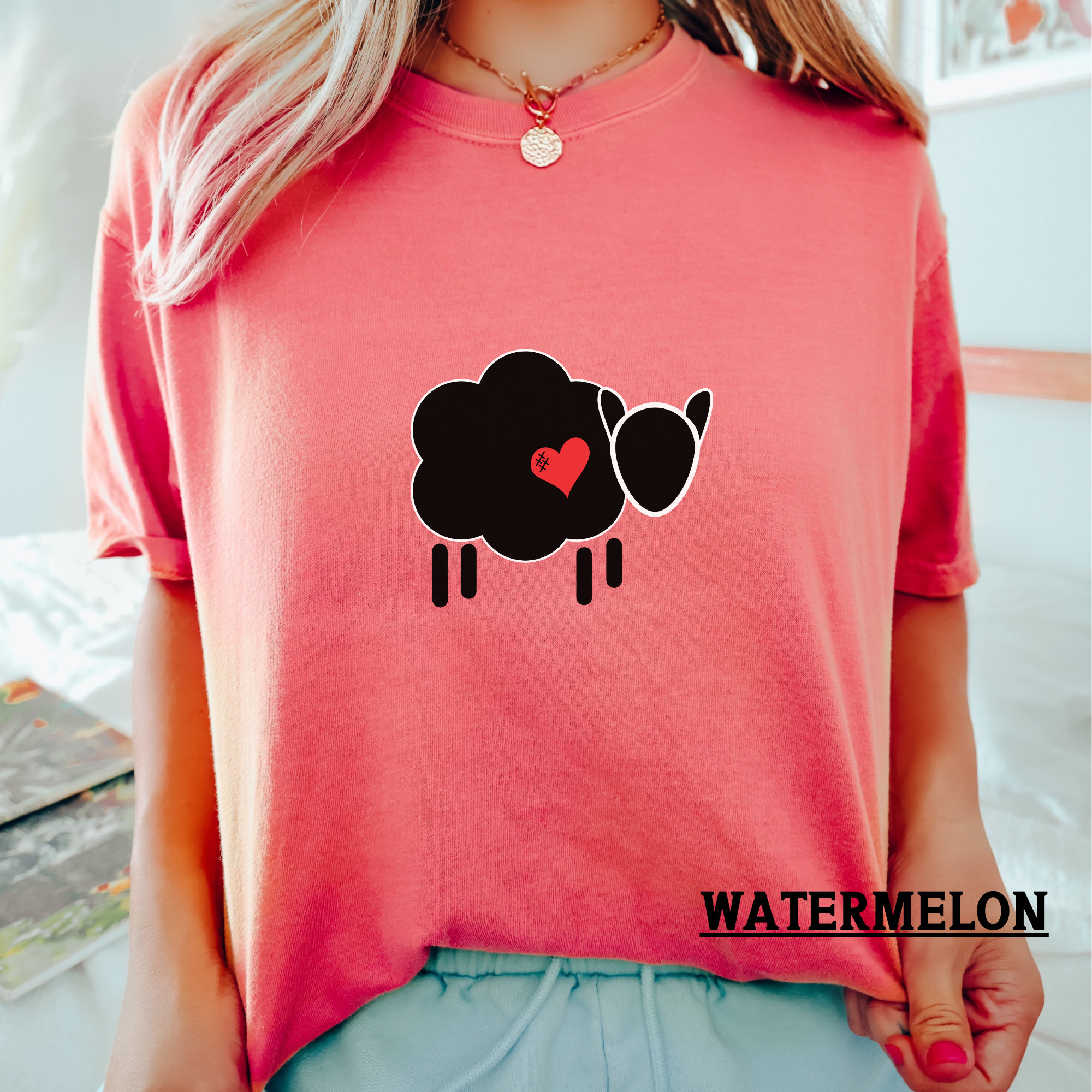 Minimalist Black Sheep Oversized Tshirt Comfort Colors Black - Etsy