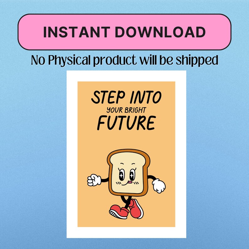 Cute Farewell Card Printable for Coworker, Cute Retro Cartoon Card ...