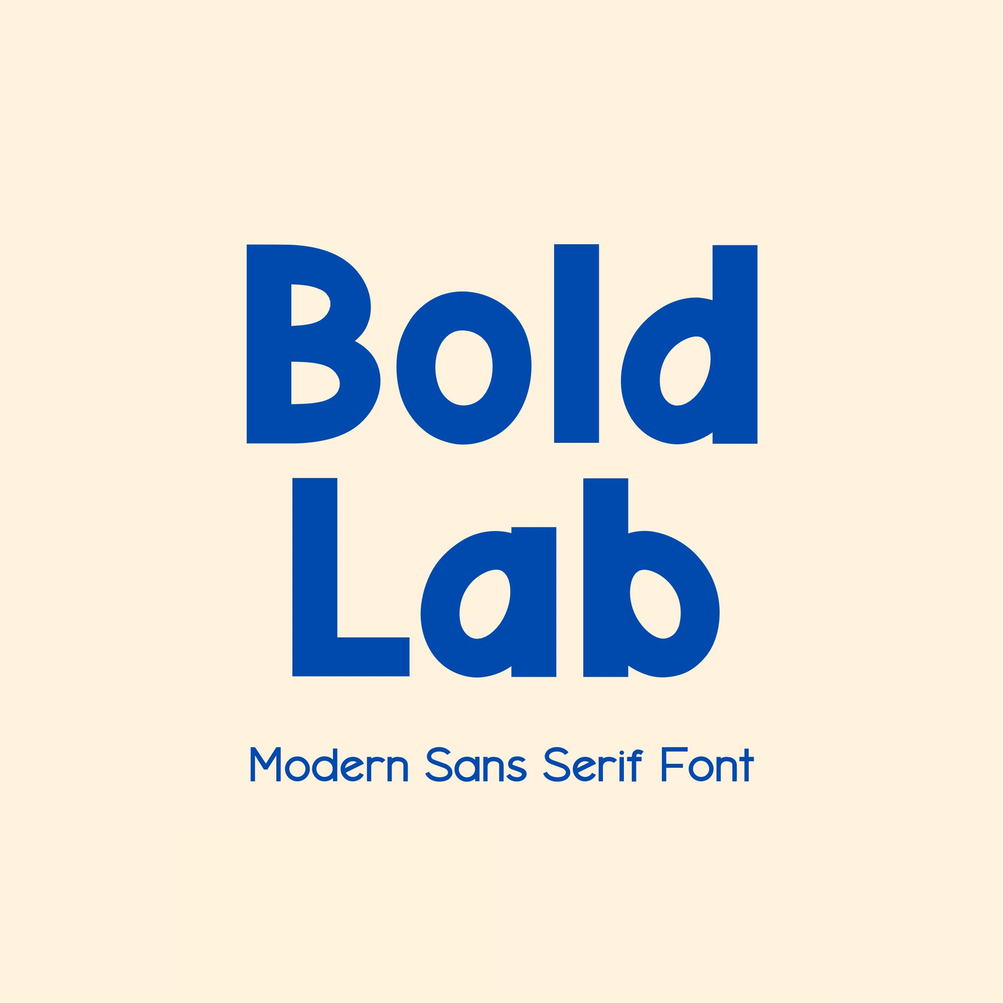 Bold Lab Font Modern Sans Serif Font Modern Font Sans - Etsy