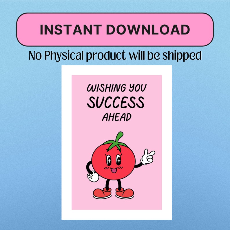 Cute Farewell Card Printable for Coworker, Wishing You Success Ahead ...